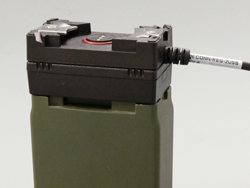 SupplyNet | Pass-Thru Battery Adapter with Dual 5V USB Output