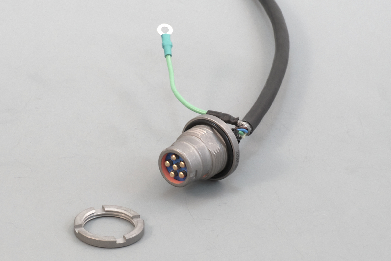 SupplyNet | Male Panel Mount to Female 6 Pin Crypto Cable, 1 f t.